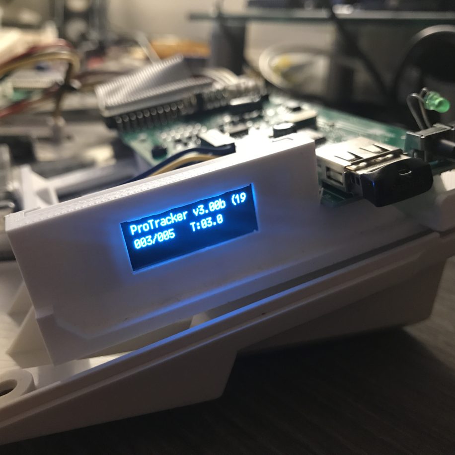 Amiga 1200 Gotek Drive, 3D Mount, OLED Display & FlashFloppy