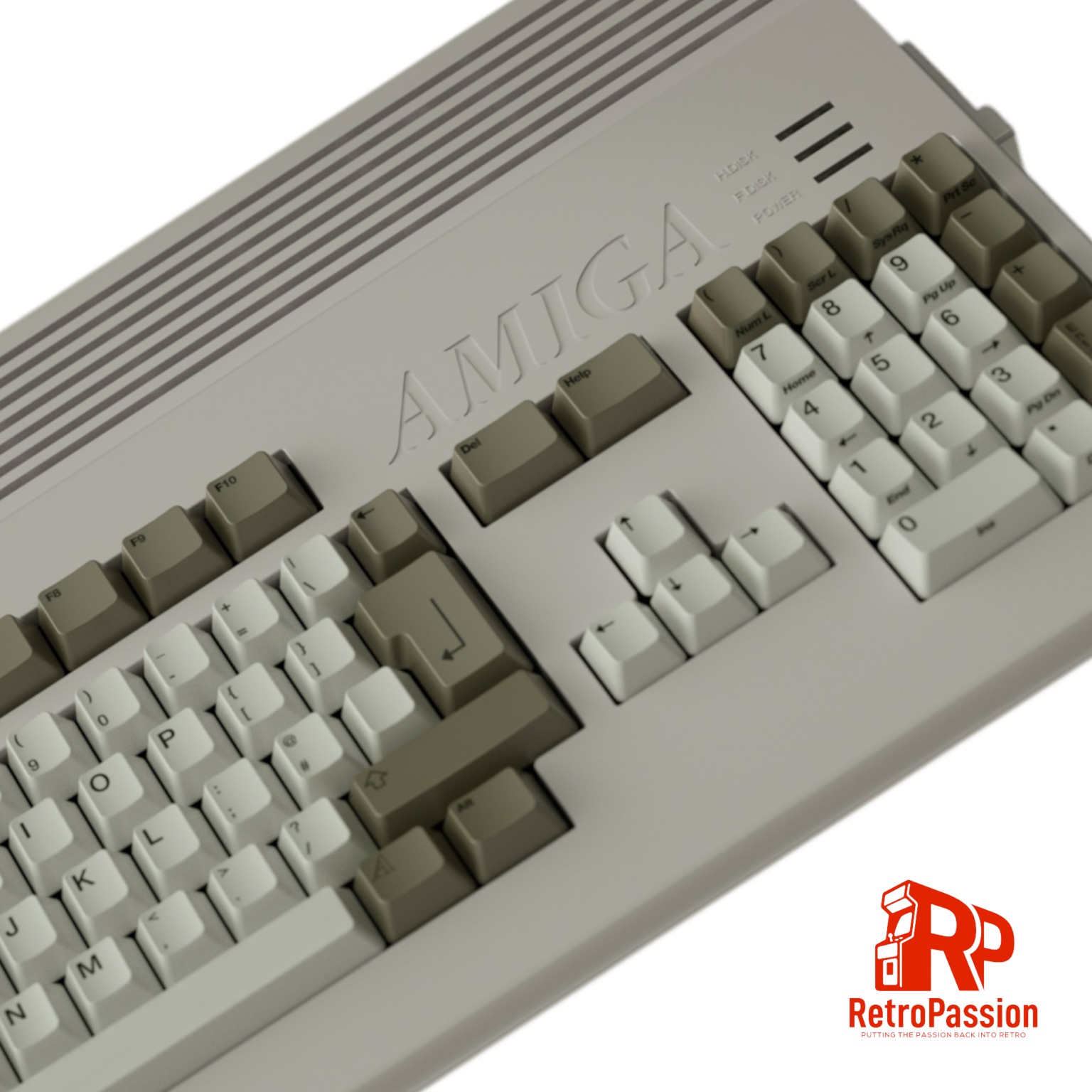 Amiga A1200 White Case - RetroPassion Ltd