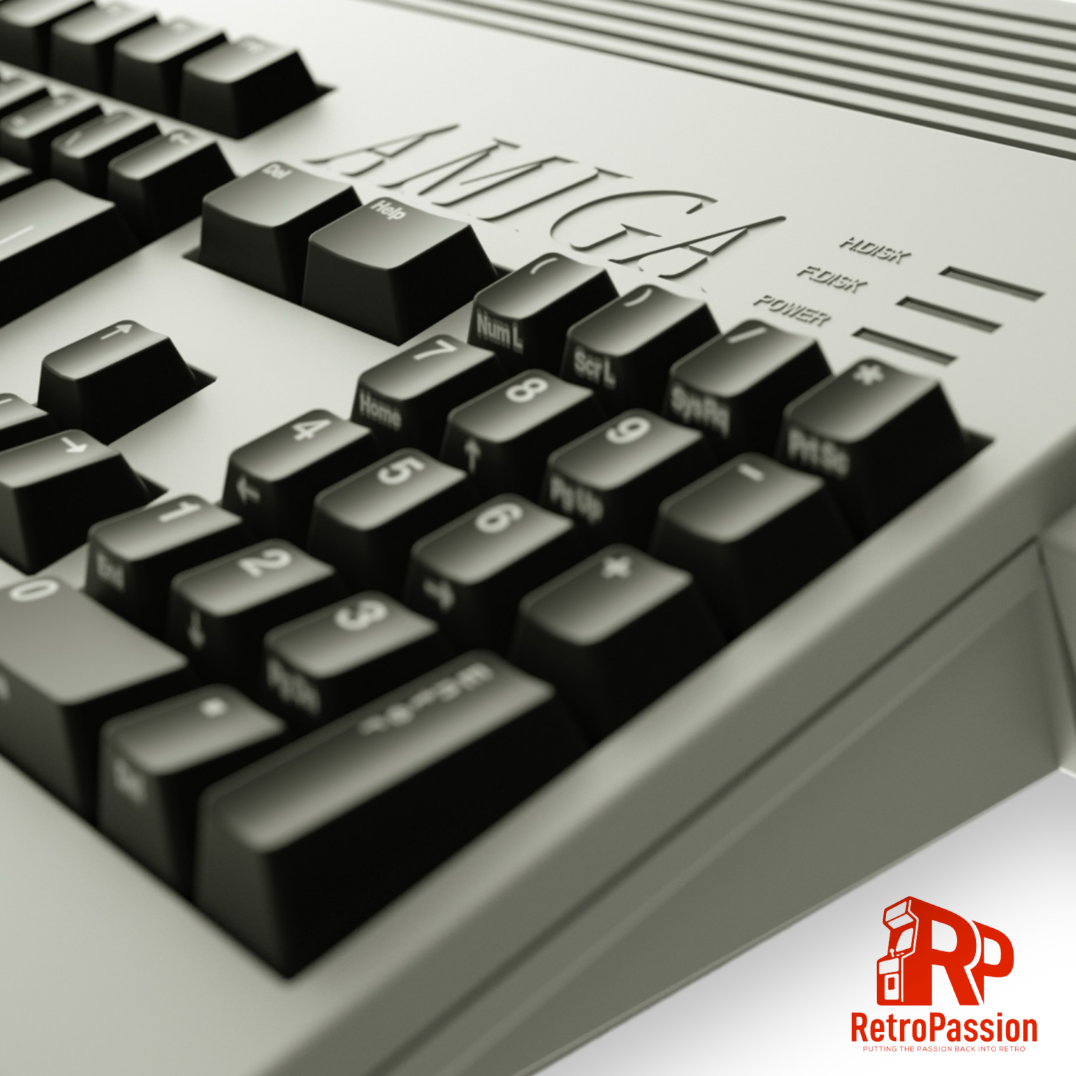Amiga A1200 White Case - RetroPassion Ltd