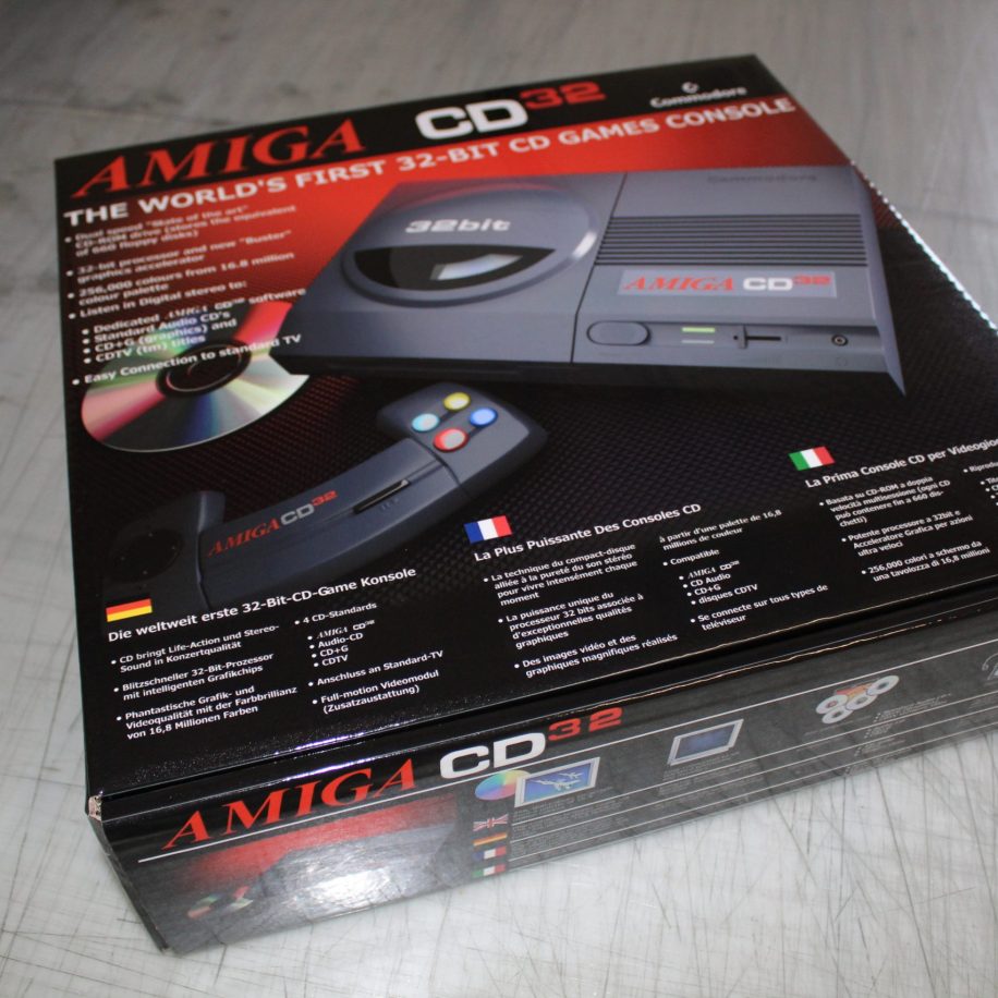 Amiga CD32 Black Edition Reproduction Box - RetroPassion Ltd