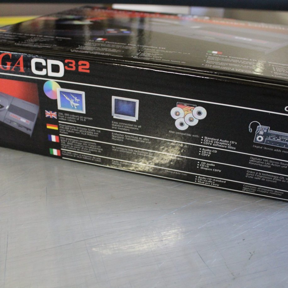 Amiga CD32 Black Edition Reproduction Box - RetroPassion Ltd