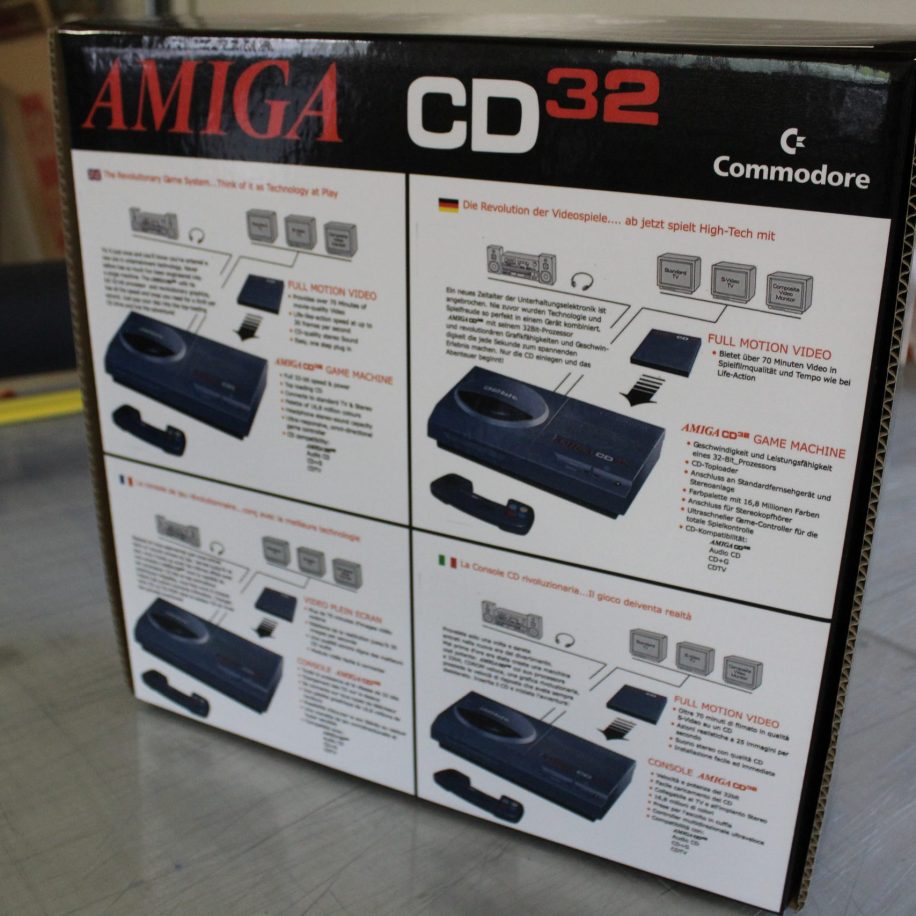 Amiga CD32 Black Edition Reproduction Box - RetroPassion Ltd