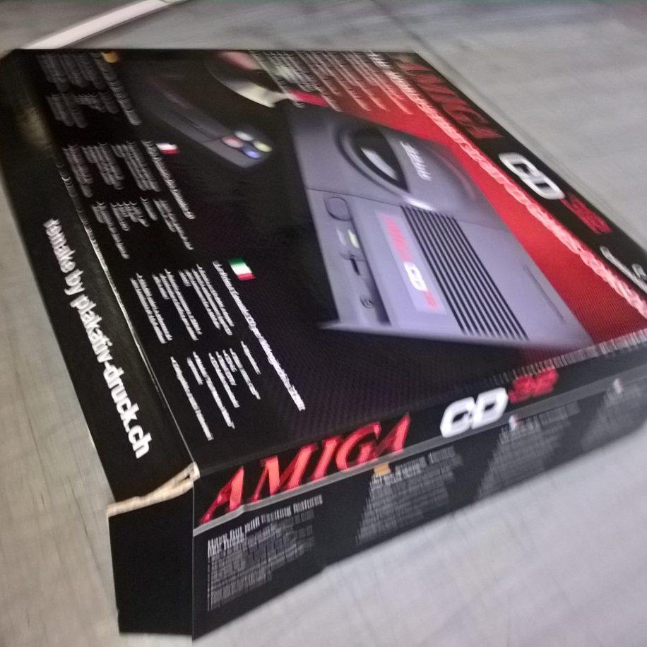 Amiga CD32 Black Edition Reproduction Box - RetroPassion Ltd