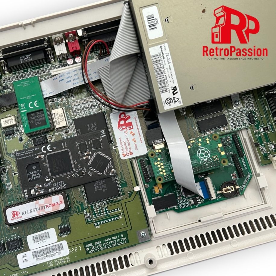 Amiga A600 PiggyBackNot RGB2HDMI 1Mb Expansion